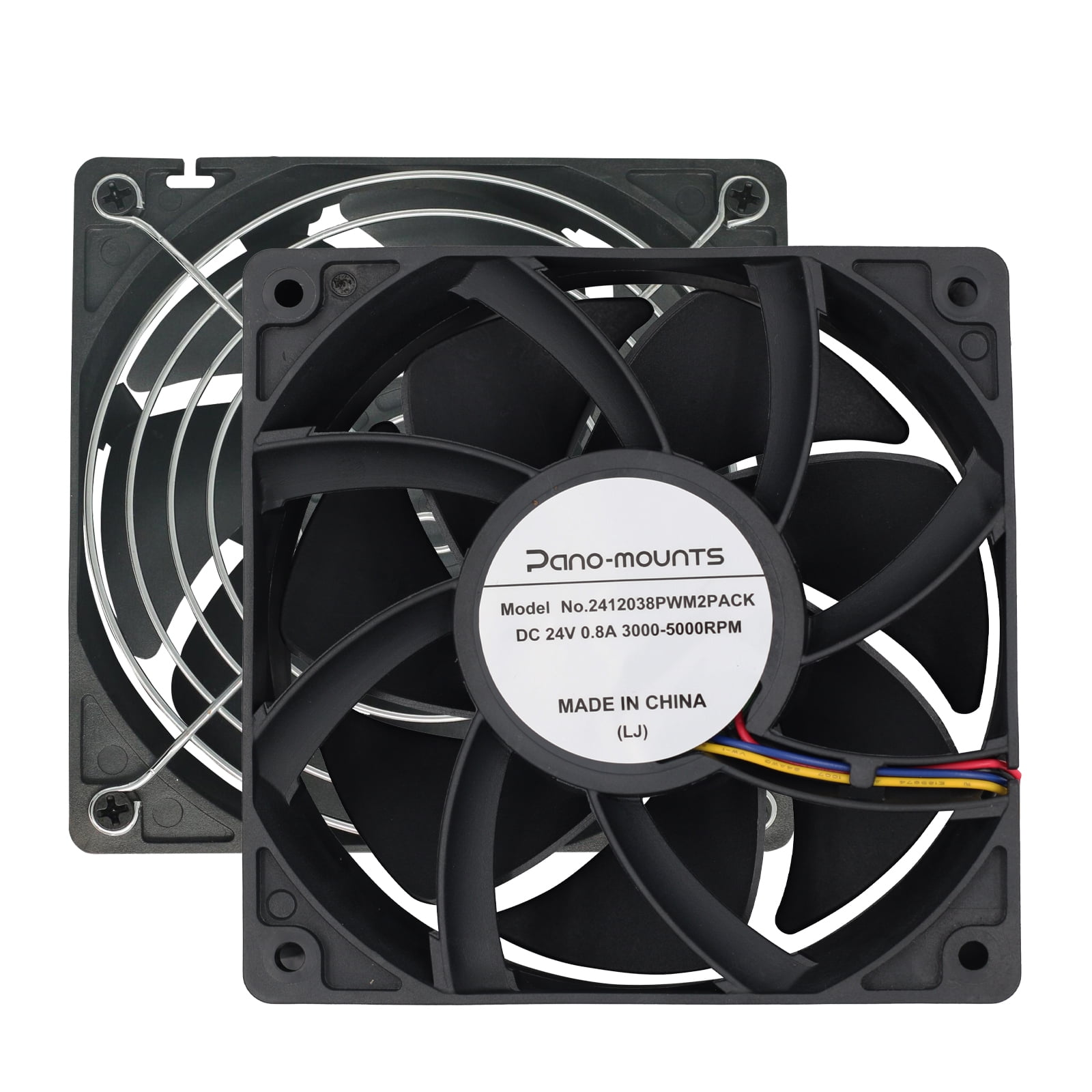 Pano-Mounts 120mm 24V DC Fan High Speed 4Pin PWM PC Case Fan CPU ...