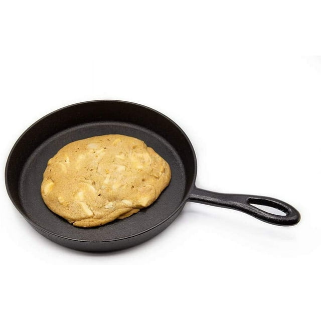 Panookie Gourmet Cast Iron Cookie Skillet for Baking Giant Cookies and ...
