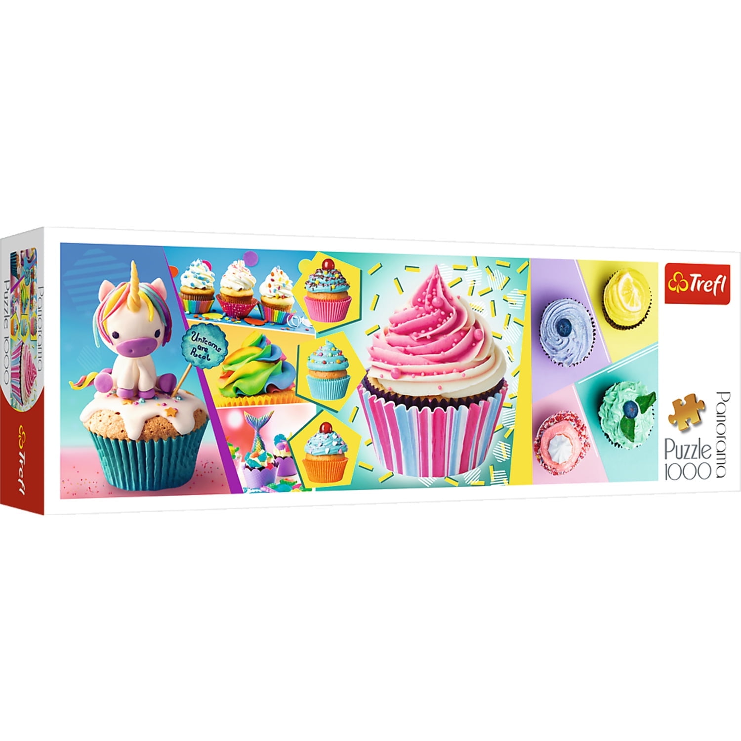 Panorama 1000 Piece Jigsaw Puzzles, Colorful Cupcakes, Puzzle of Sweets ...