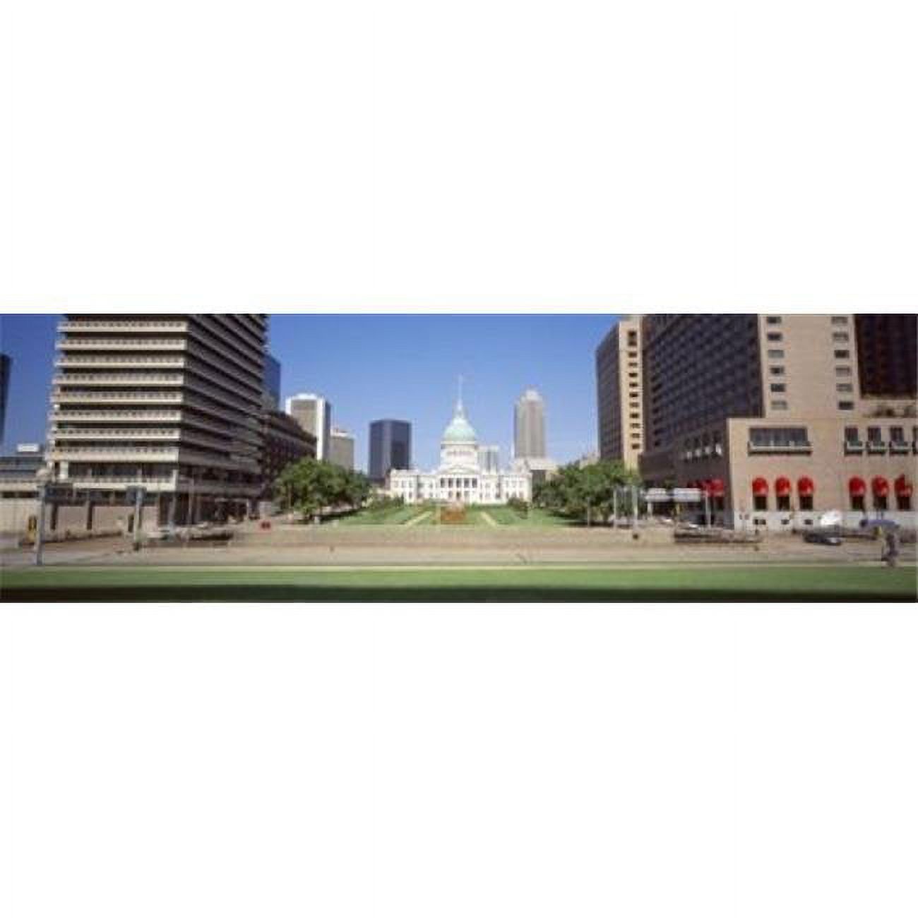 Panoramic Images Facade of a courthouse Old Courthouse St. Louis ...