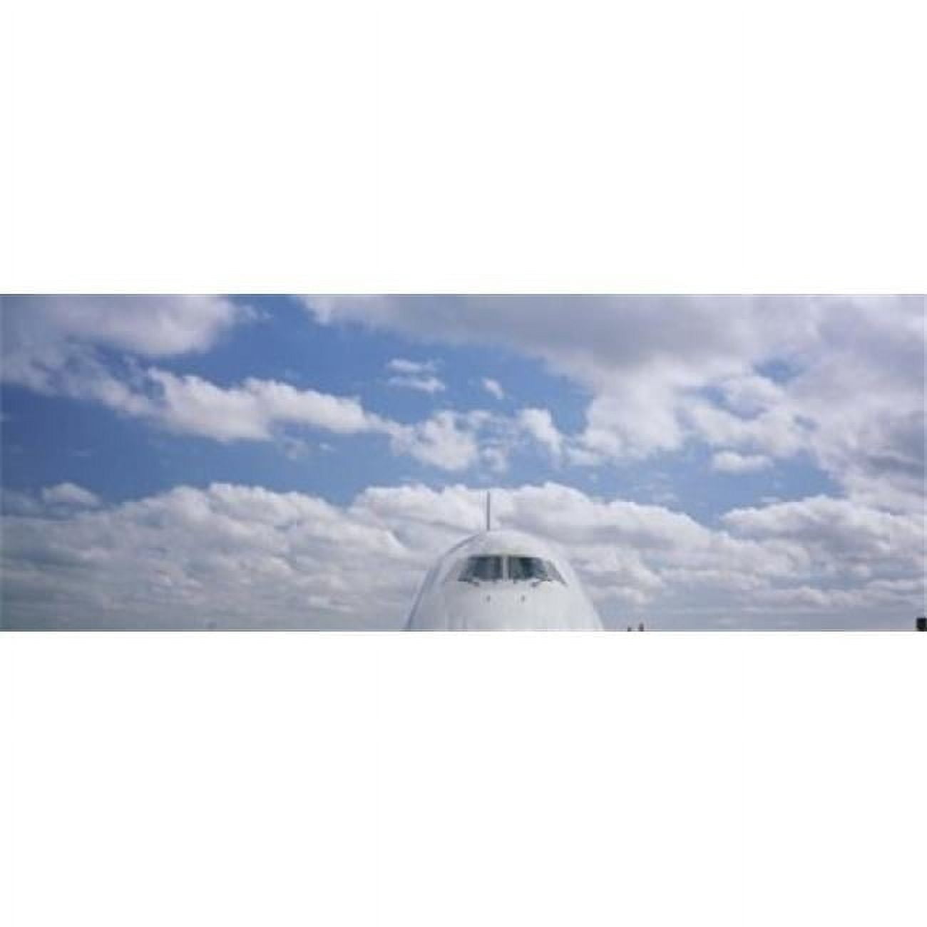 Panoramic Images High section view of an airplane Boeing 747 London ...