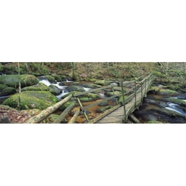 Panoramic Images Leap of Faith broken bridge Becky Brook Becky Falls ...