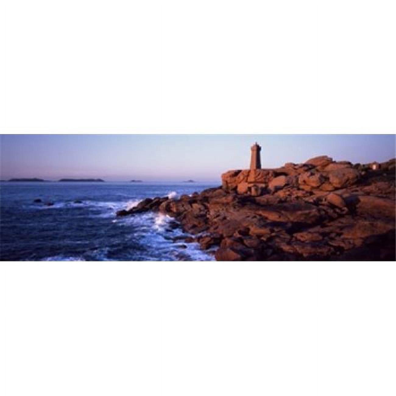 Panoramic Images Lighthouse on the coast Ploumanach Lighthouse Cote De ...