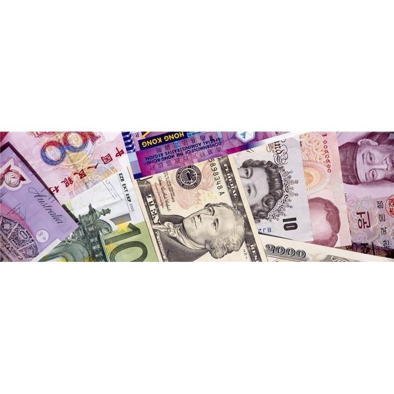 Panoramic Images PPI100244L Close-Up of Assorted Currencies of ...