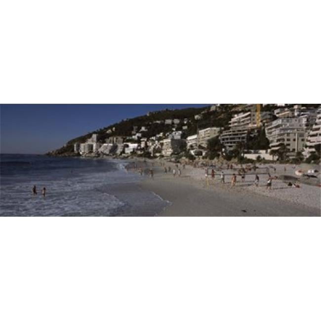 Panoramic Images PPI113186L Tourists on the beach Clifton Beach Cape ...