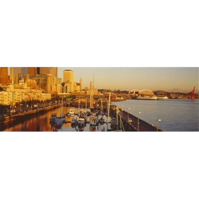 Panoramic Images PPI116795L Buildings at the waterfront Elliott Bay ...