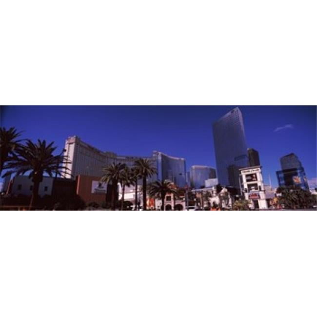 Panoramic Images PPI127227L Low angle view of skyscrapers in a city ...