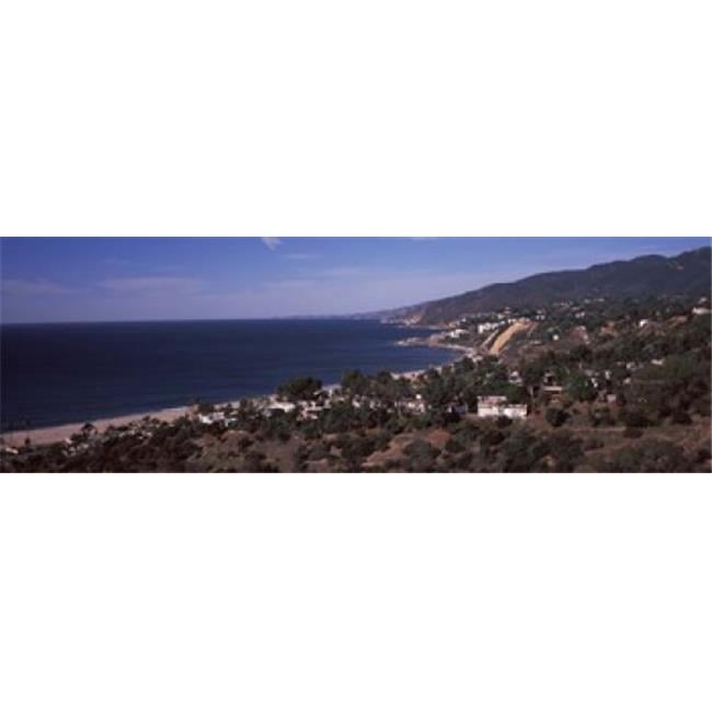 Panoramic Images PPI129459L High angle view of an ocean Malibu Beach ...