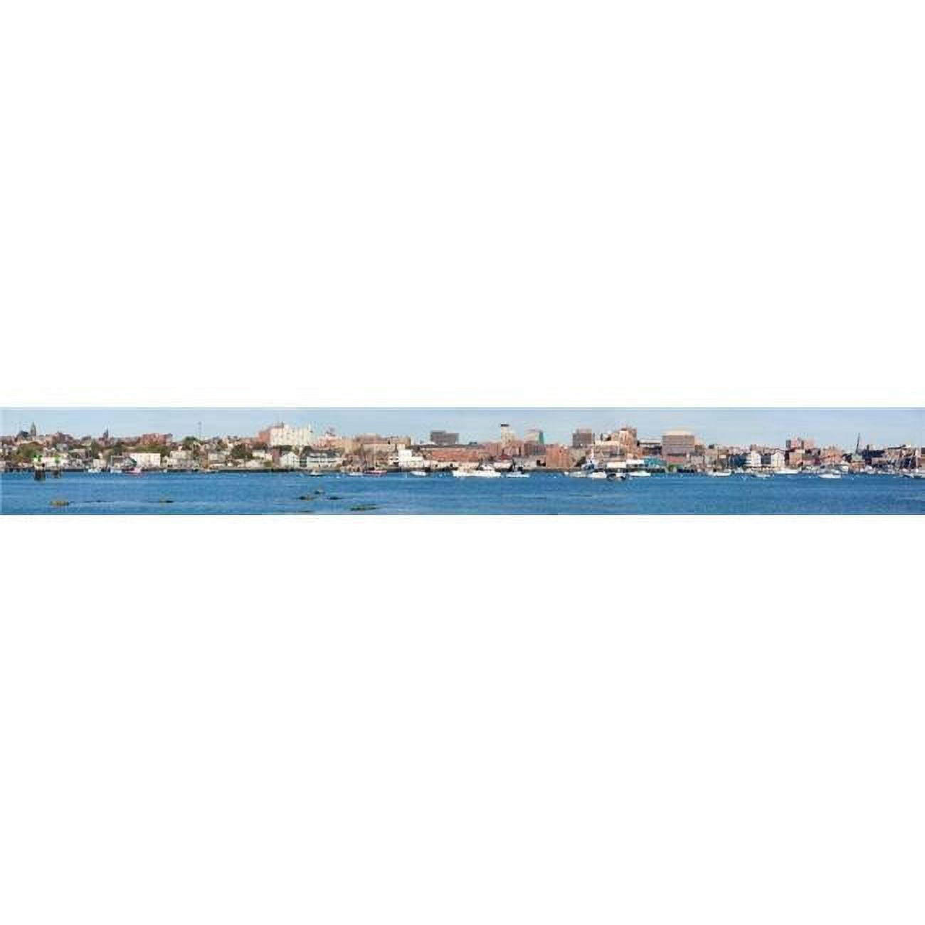 Panoramic Images PPI161013L Panoramic View of Portland Harbor Boats ...