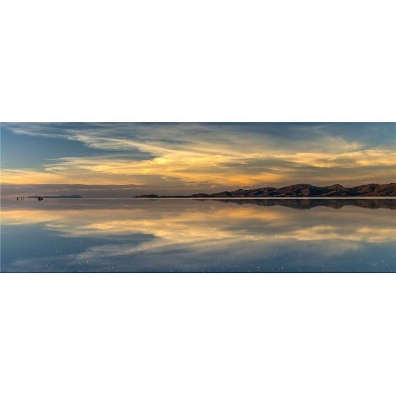 Panoramic Images PPI161754L Reflection of Clouds in A Lake At Sunset ...