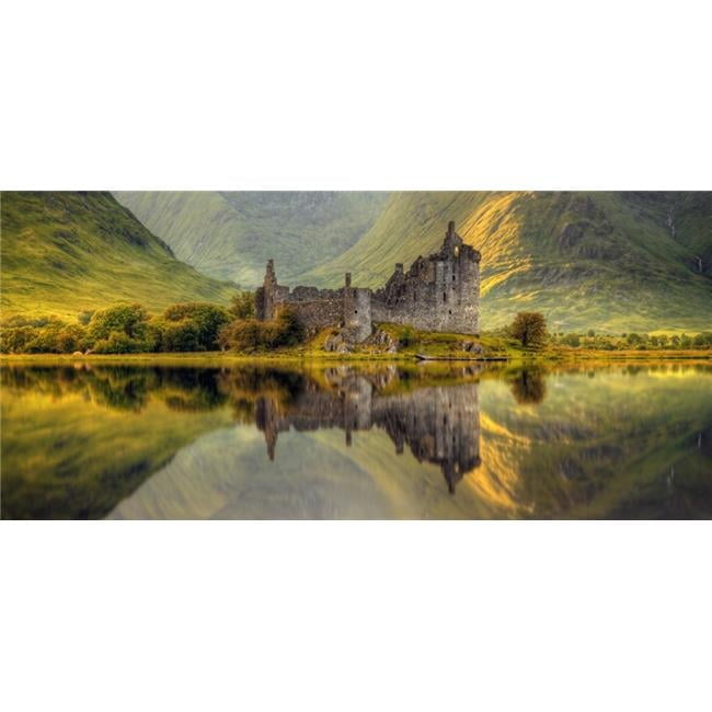 Panoramic Images PPI169405LARGE Kilchurn Castle Reflection in Loch Awe ...