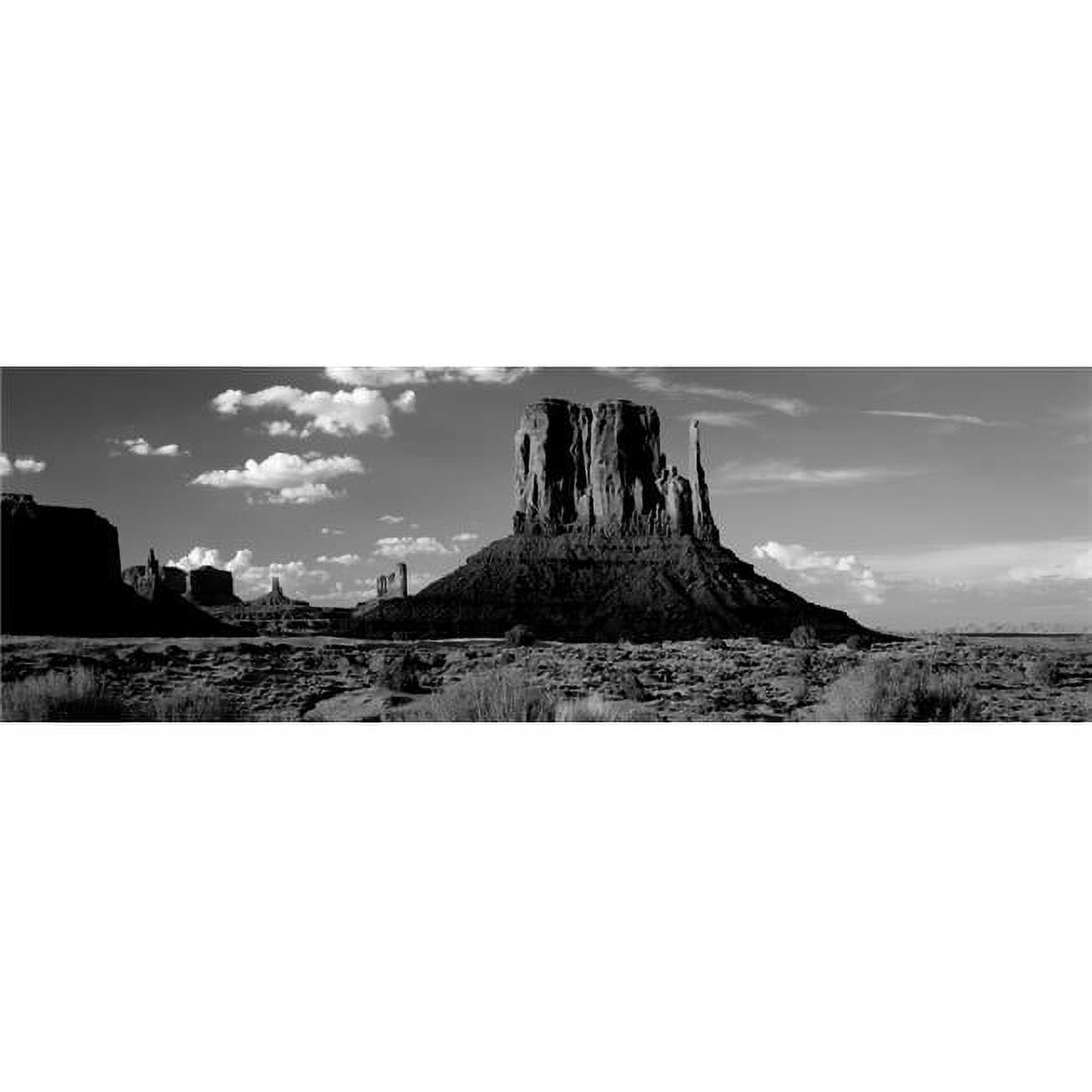 Panoramic Images PPI172520 Rock Formations On A Landscape The Mittens ...