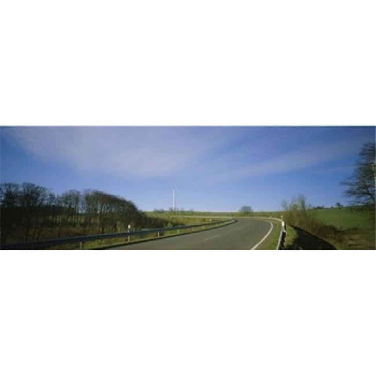 Panoramic Images PPI50901L Empty road passing through a landscape ...
