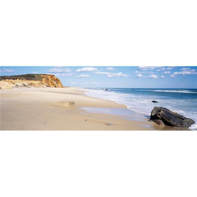 Panoramic Images PPI59687S Rocks On The Beach Lucy Vincent Beach ...