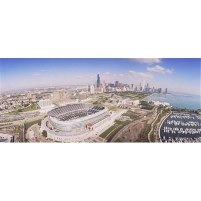 Panoramic Images PPI85960L Aerial view of a stadium Soldier Field ...
