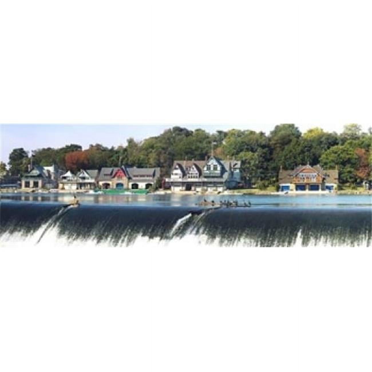 Panoramic Images PPI96001S Boathouse Row At The Waterfront Schuylkill ...