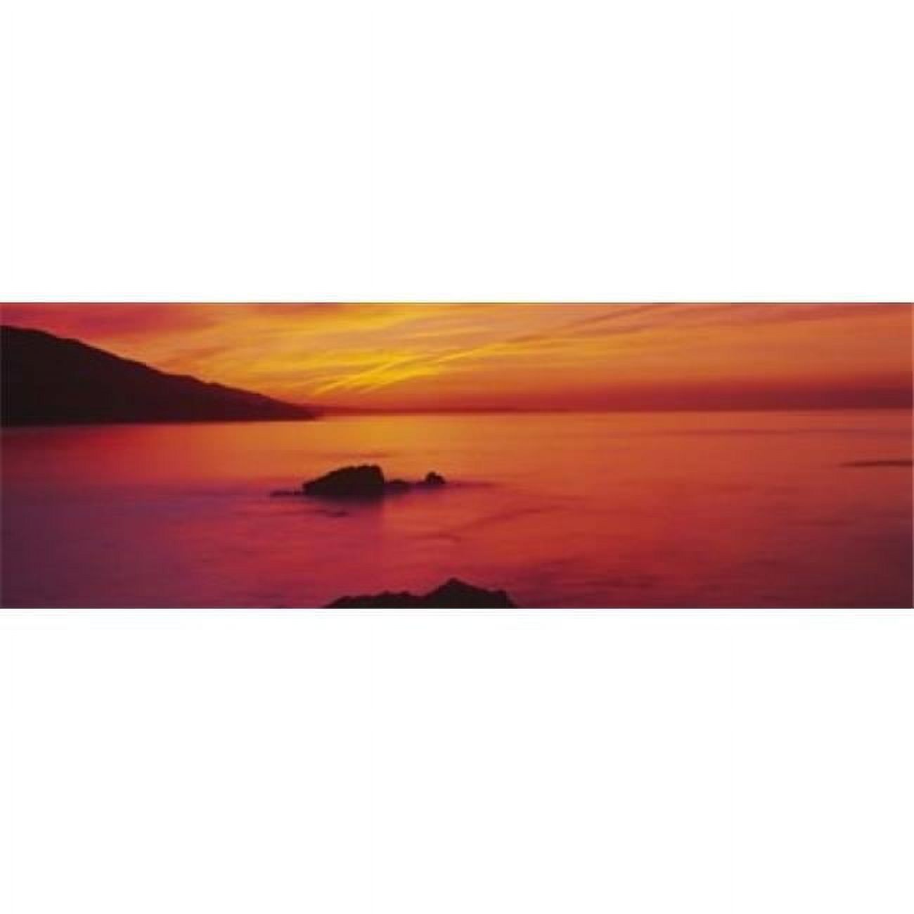 Panoramic Images PPI98474L Panoramic view of the sea at dusk Leo ...