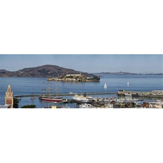 Panoramic Images Prison on an island Alcatraz Island Aquatic Park ...