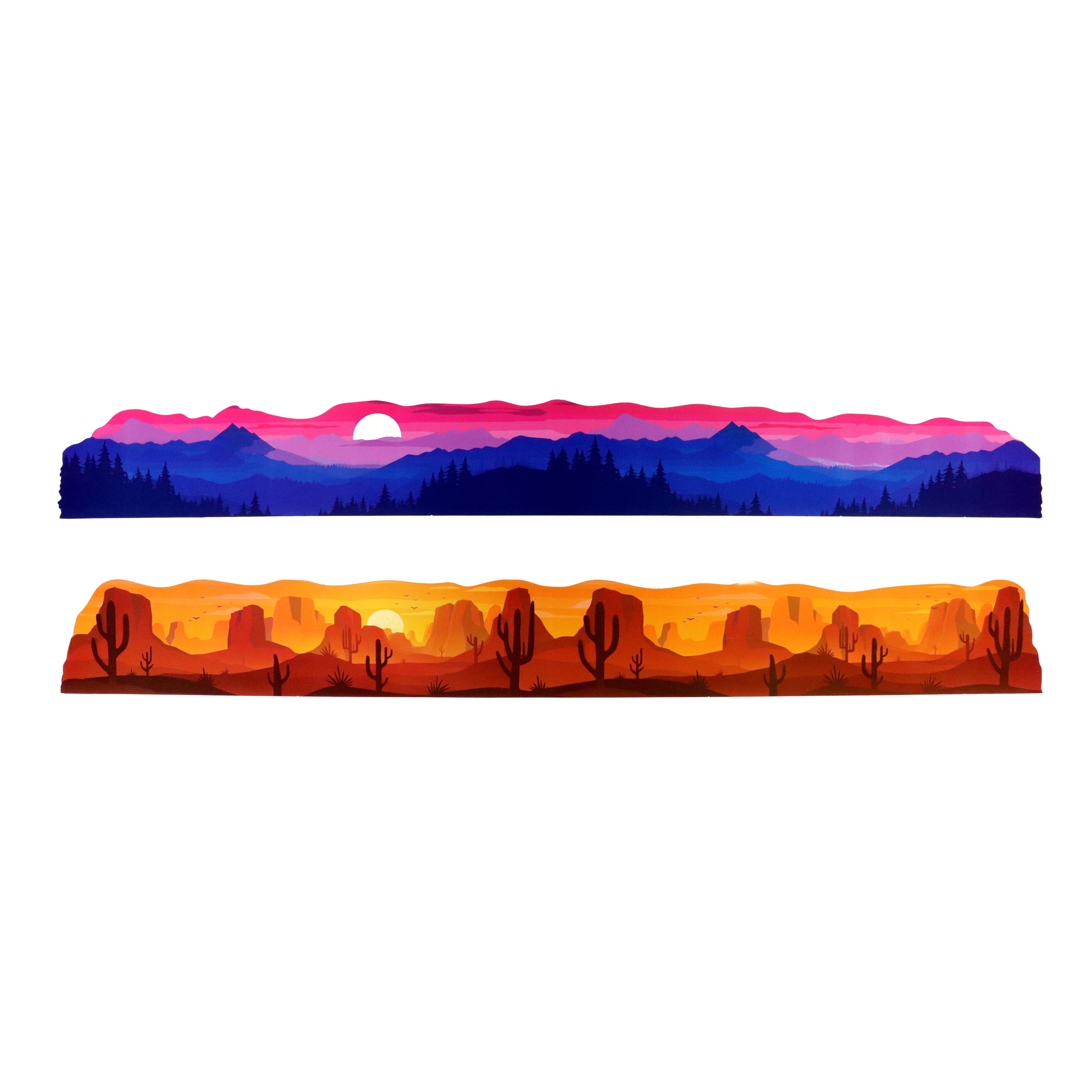 Panoramic Mountain & Desert Die Cut Stickers by Recollections - Large ...