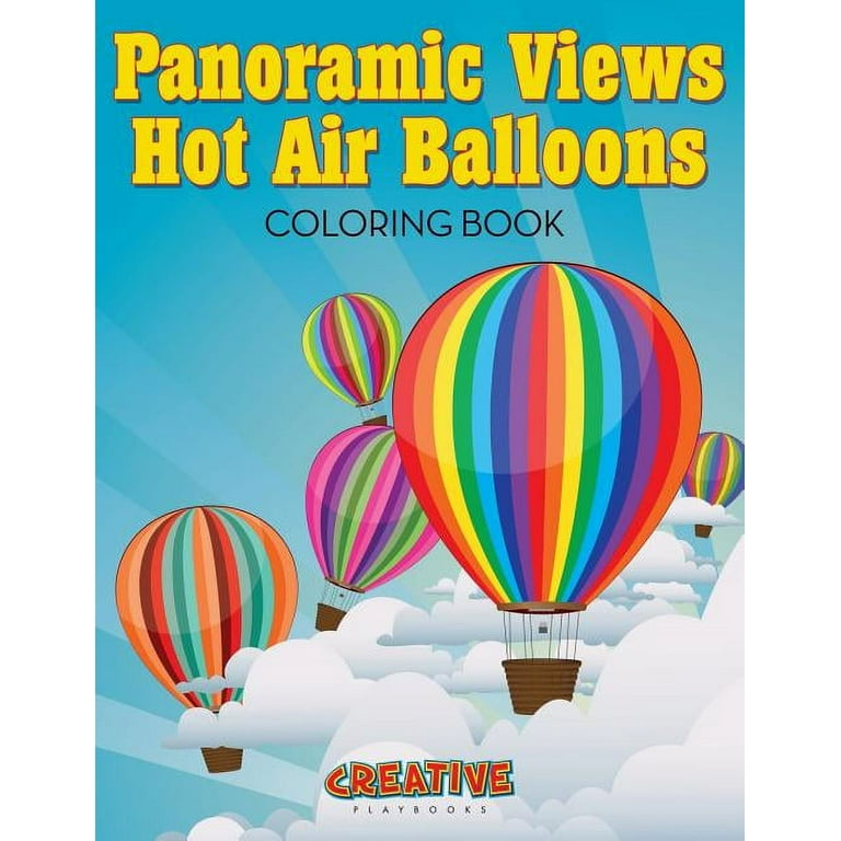 hot air balloon coloring book