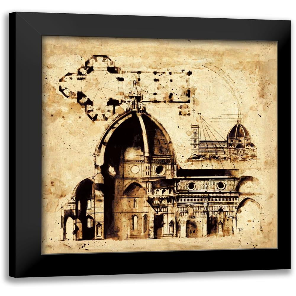 Panossian, Paul 15x15 Black Modern Framed Museum Art Print Titled ...