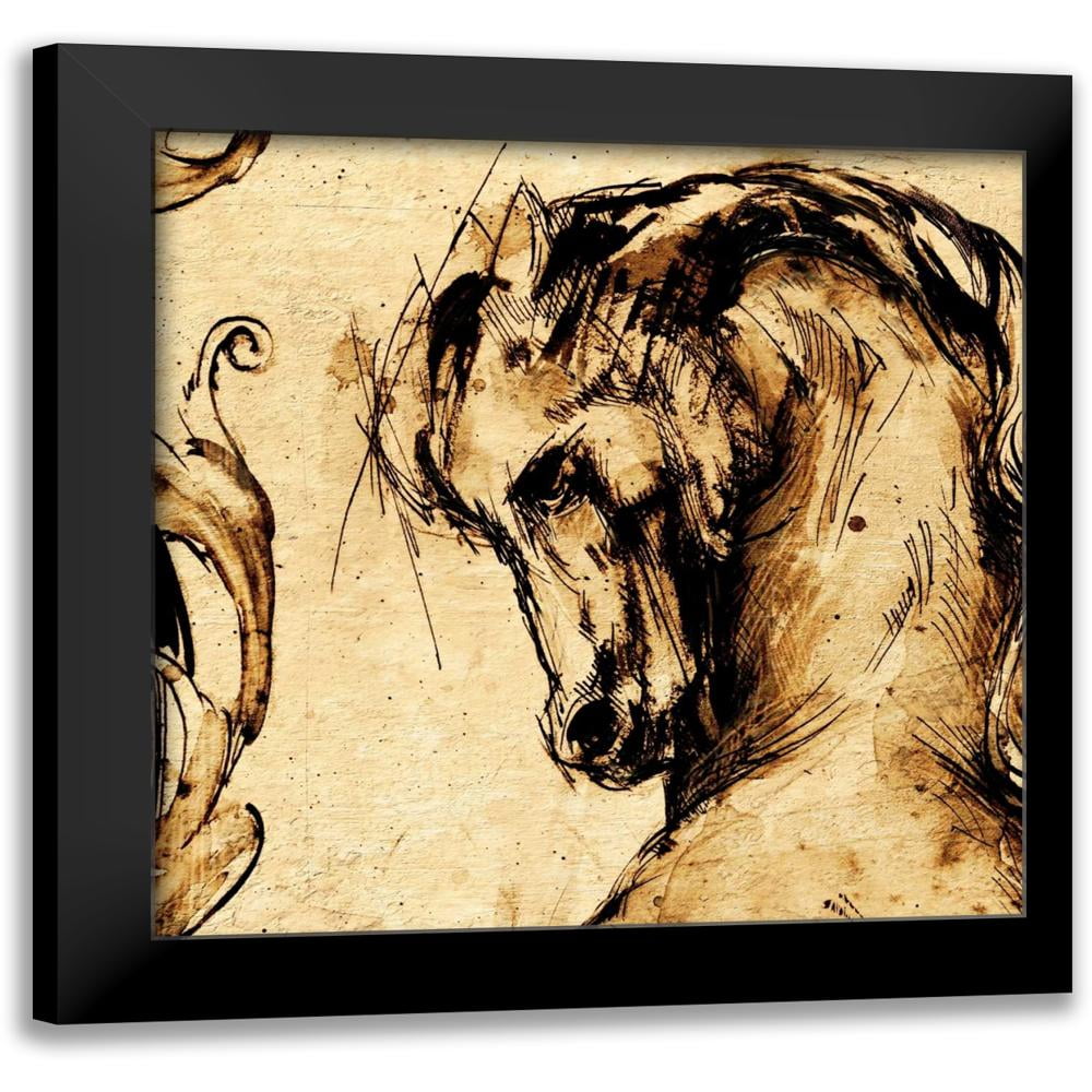 Panossian, Paul 20x20 Black Modern Framed Museum Art Print Titled ...