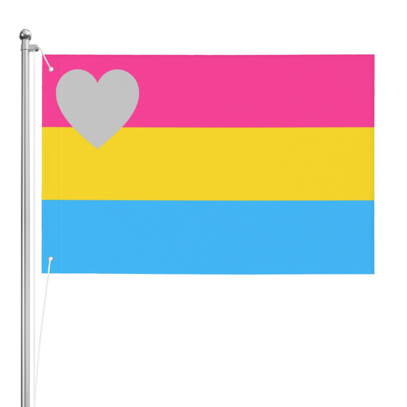 Panromantic Flag Flag Double Sided Flag 2x3ft For Home/Company/Indoor ...