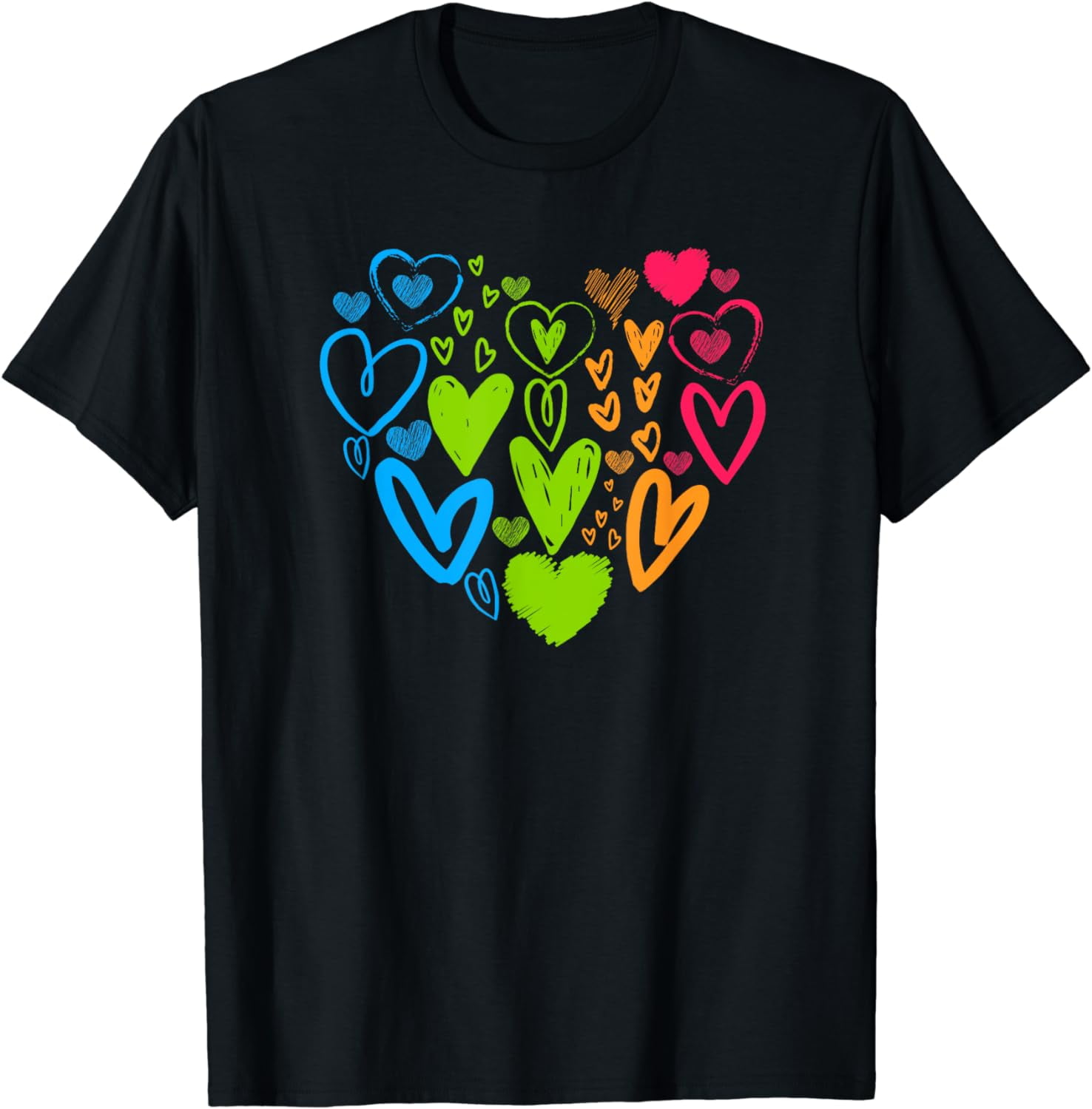 Panromantic Pride Heart, LGBTQ Pan Flag, LGBTQIA+ Valentine T-Shirt ...