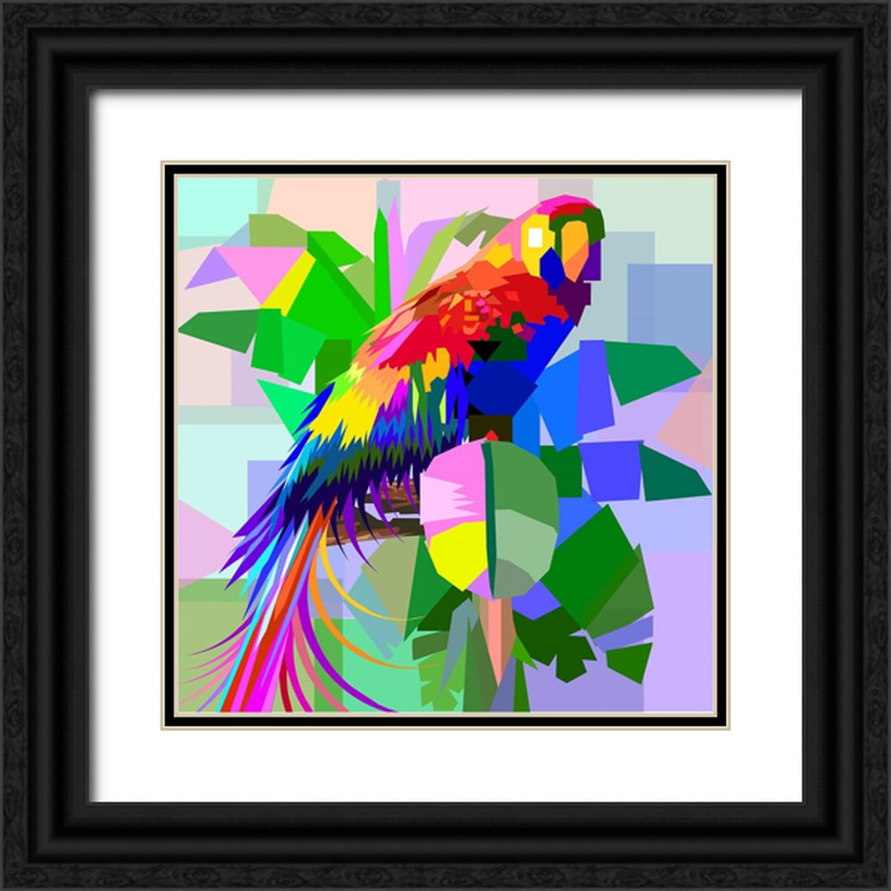 Pansanit, Surapol 12x12 Black Ornate Wood Framed with Double Matting Museum Art Print Titled ...