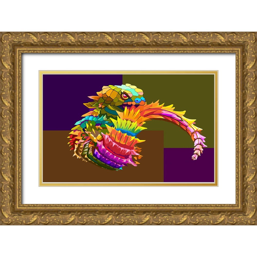 Pansanit, Surapol 14x10 Gold Ornate Wood Framed with Double Matting Museum Art Print Titled ...