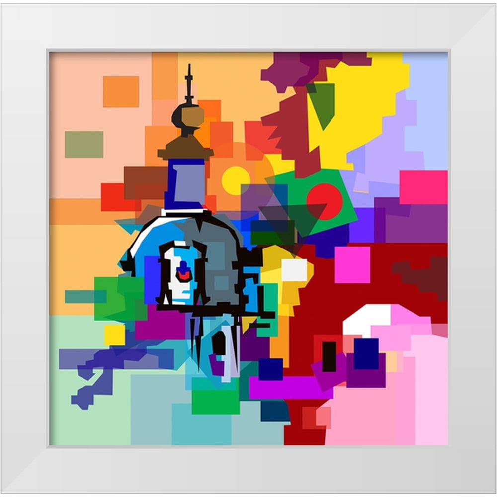 Pansanit, Surapol 15x15 White Modern Wood Framed Museum Art Print Titled - The Ancient City ...