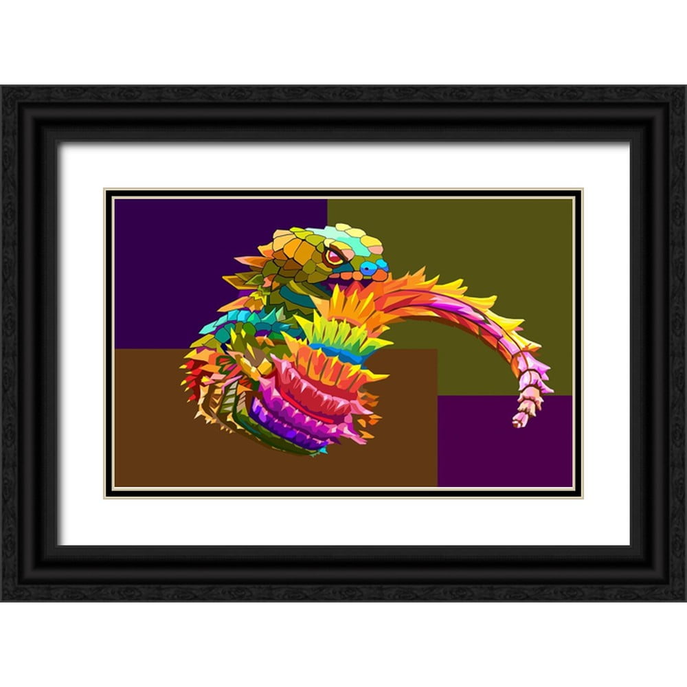 Pansanit, Surapol 18x13 Black Ornate Wood Framed with Double Matting Museum Art Print Titled ...