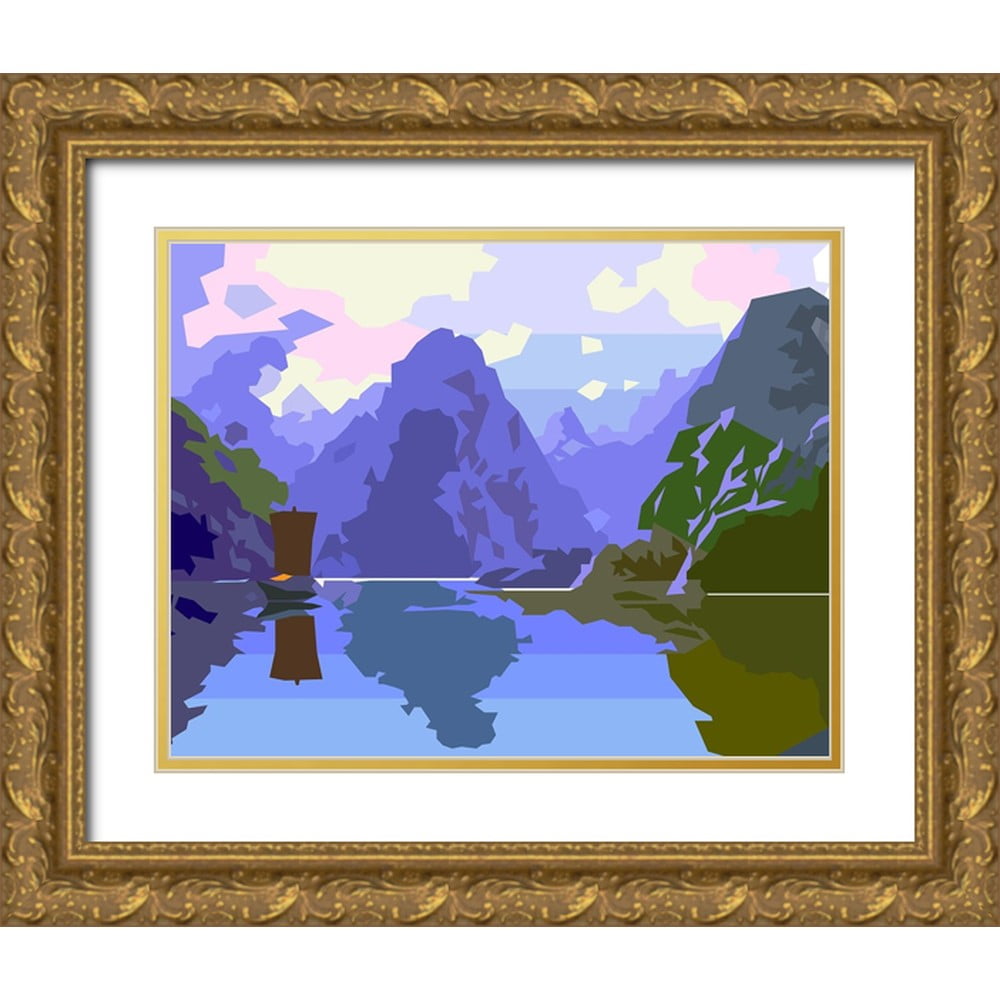 Pansanit, Surapol 18x15 Gold Ornate Wood Framed with Double Matting Museum Art Print Titled ...