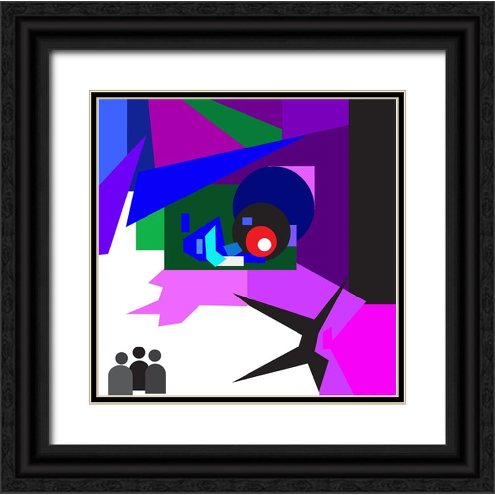 Pansanit, Surapol 20x20 Black Ornate Wood Framed with Double Matting Museum Art Print Titled ...