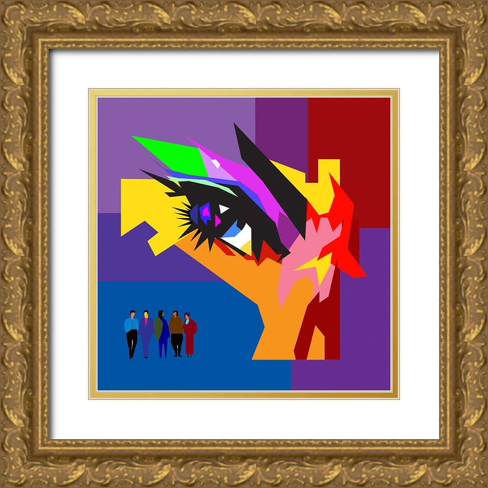 Pansanit, Surapol 20x20 Gold Ornate Wood Framed with Double Matting Museum Art Print Titled ...