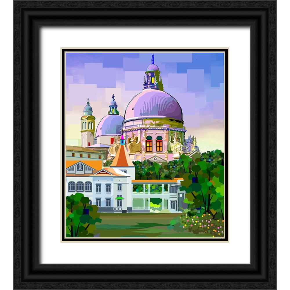 Pansanit, Surapol 20x23 Black Ornate Wood Framed with Double Matting Museum Art Print Titled ...