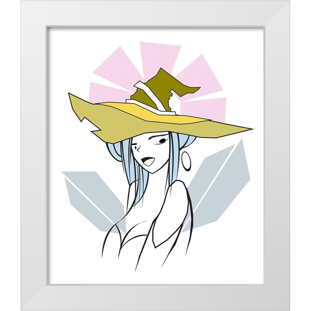 Pansanit, Surapol 20x23 White Modern Wood Framed Museum Art Print Titled - Most Beautiful no ...