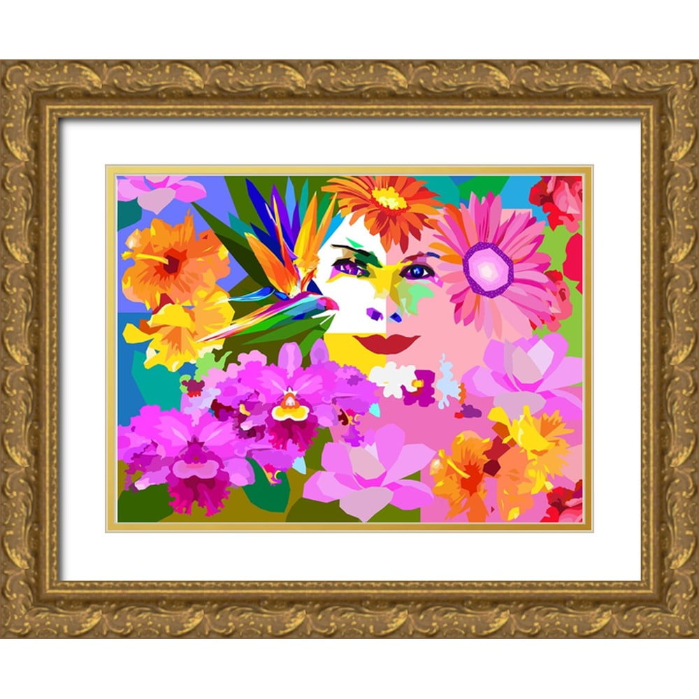 Pansanit, Surapol 32x25 Gold Ornate Wood Framed with Double Matting Museum Art Print Titled ...