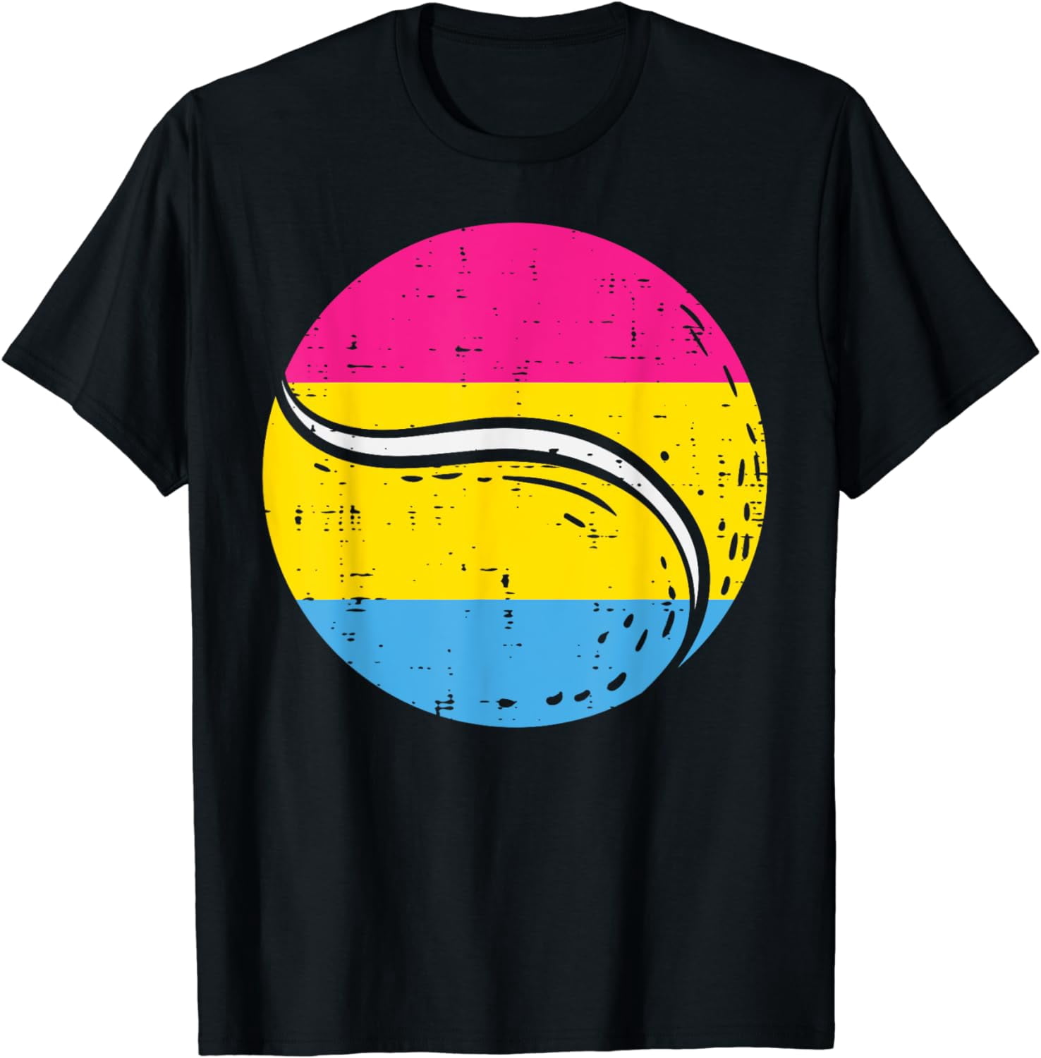 Pansexual Flag Tennis Pan Pride Month LGBTQ Ally LGBT Sports T-Shirt ...