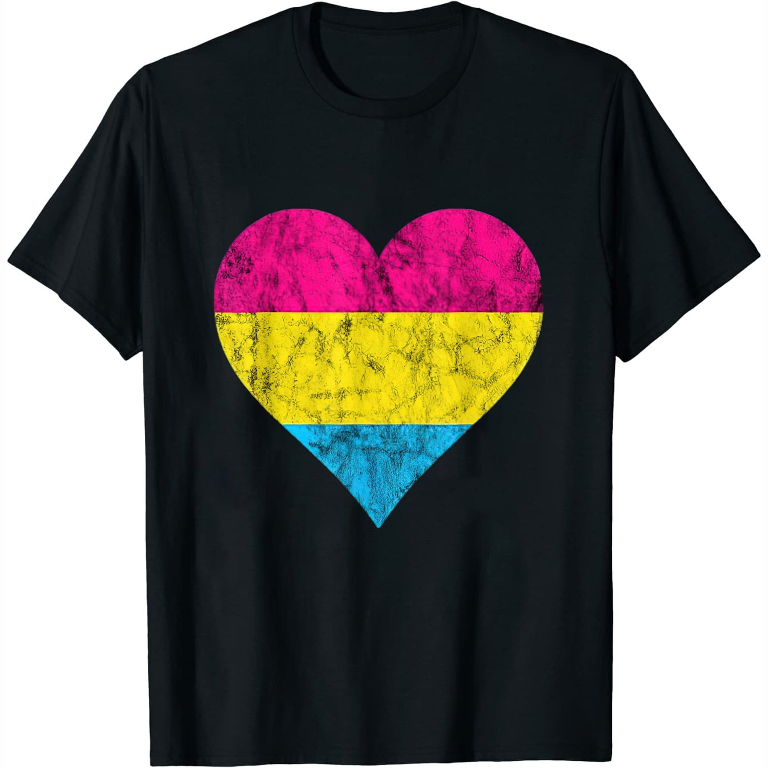 Pansexual Heart LGBT Pan Pride Month Flag Pansexuality LGBTQ Womens T ...