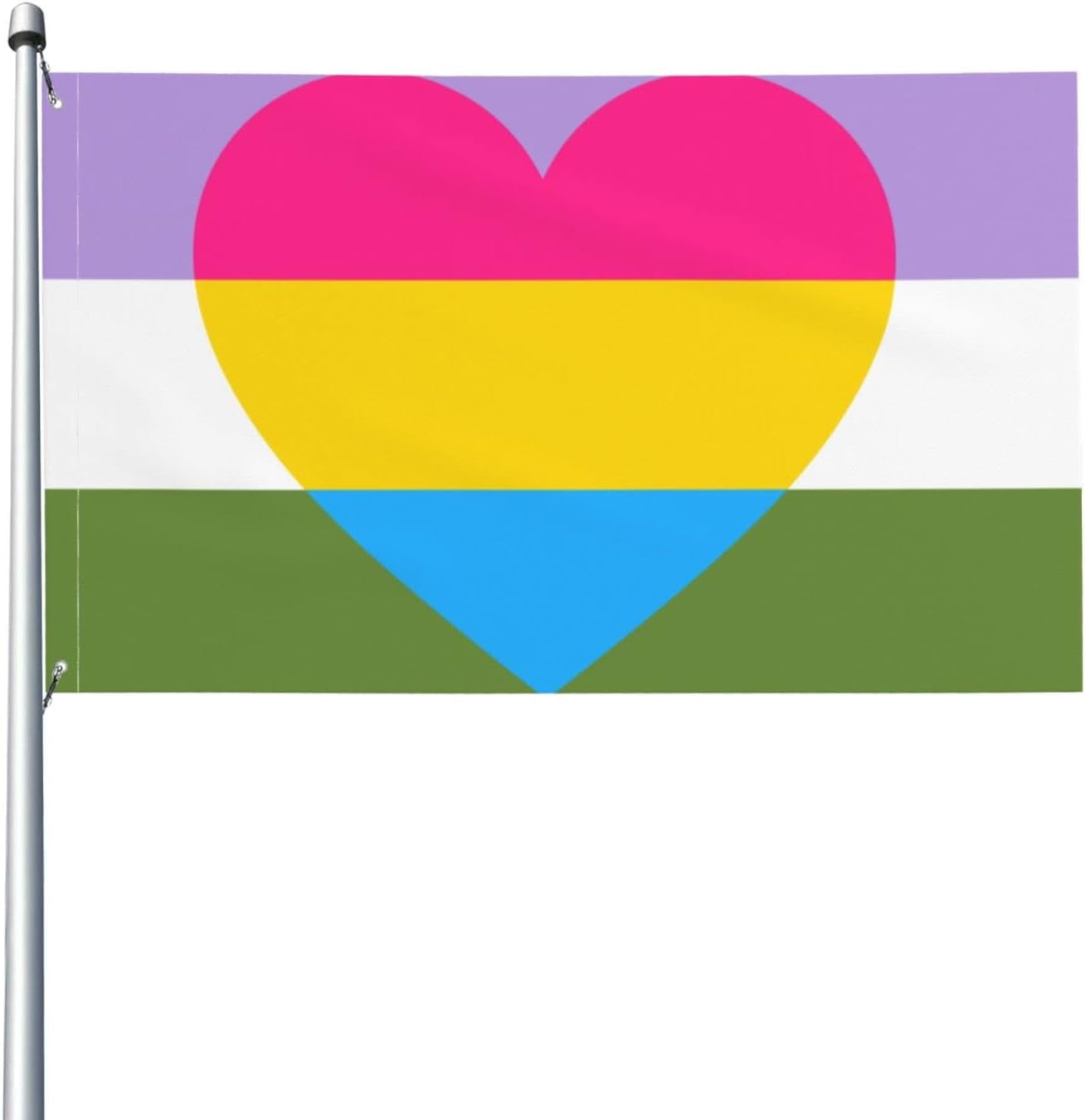 Pansexual Nonbinary Genderqueer Enby Non Binary Pride Flag Welcome ...