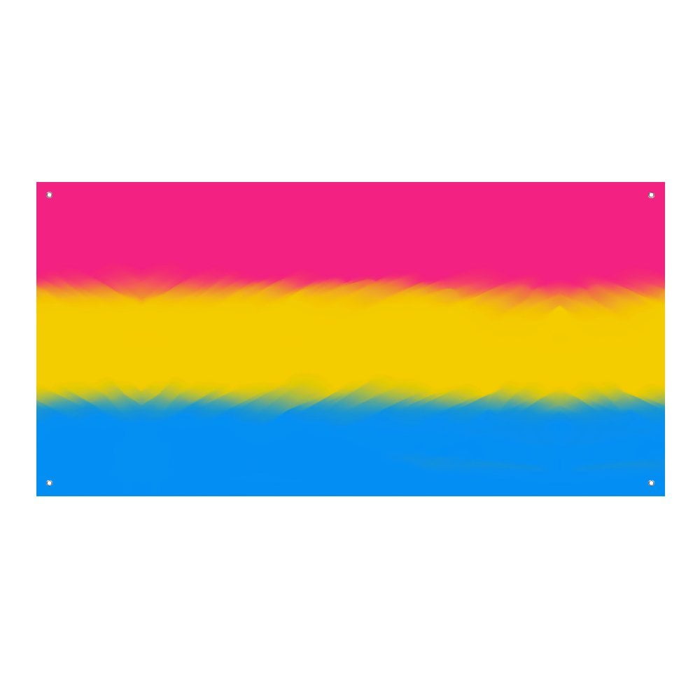 Pansexual Pan Pride Banner Flag Photography Background Outdoor Sign ...