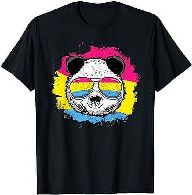 Pansexual Panda Bear Rainbow Pride LGBTQ LGBT Pride Month T-Shirt ...
