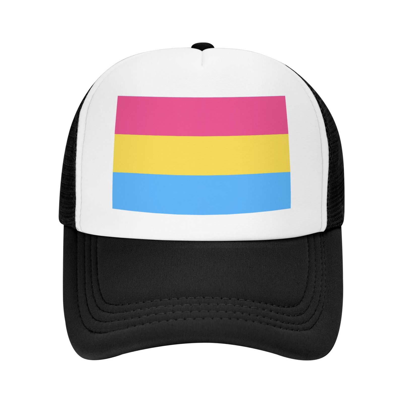 Pansexual Pride Flag Hats for Men Women Mesh Baseball Cap Adjustable ...