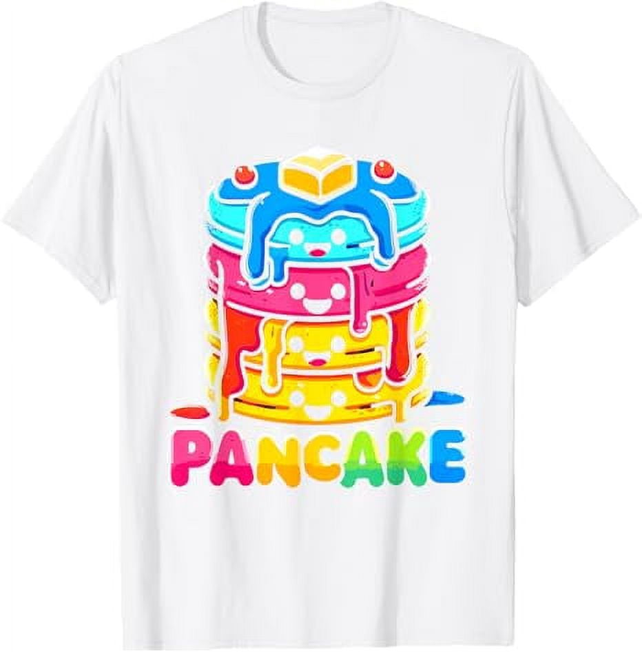 Pansexual Pride Flag Pancakes Omnisexual LGBTQ Pancake Lover T-Shirt ...
