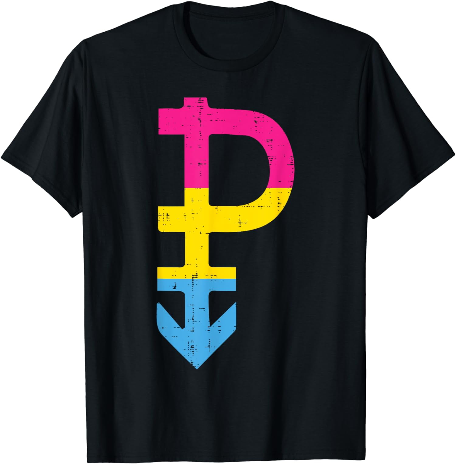 Pansexual Symbol Cool Stuff Pan Pride Flag LGBTQ Men Women T-Shirt ...