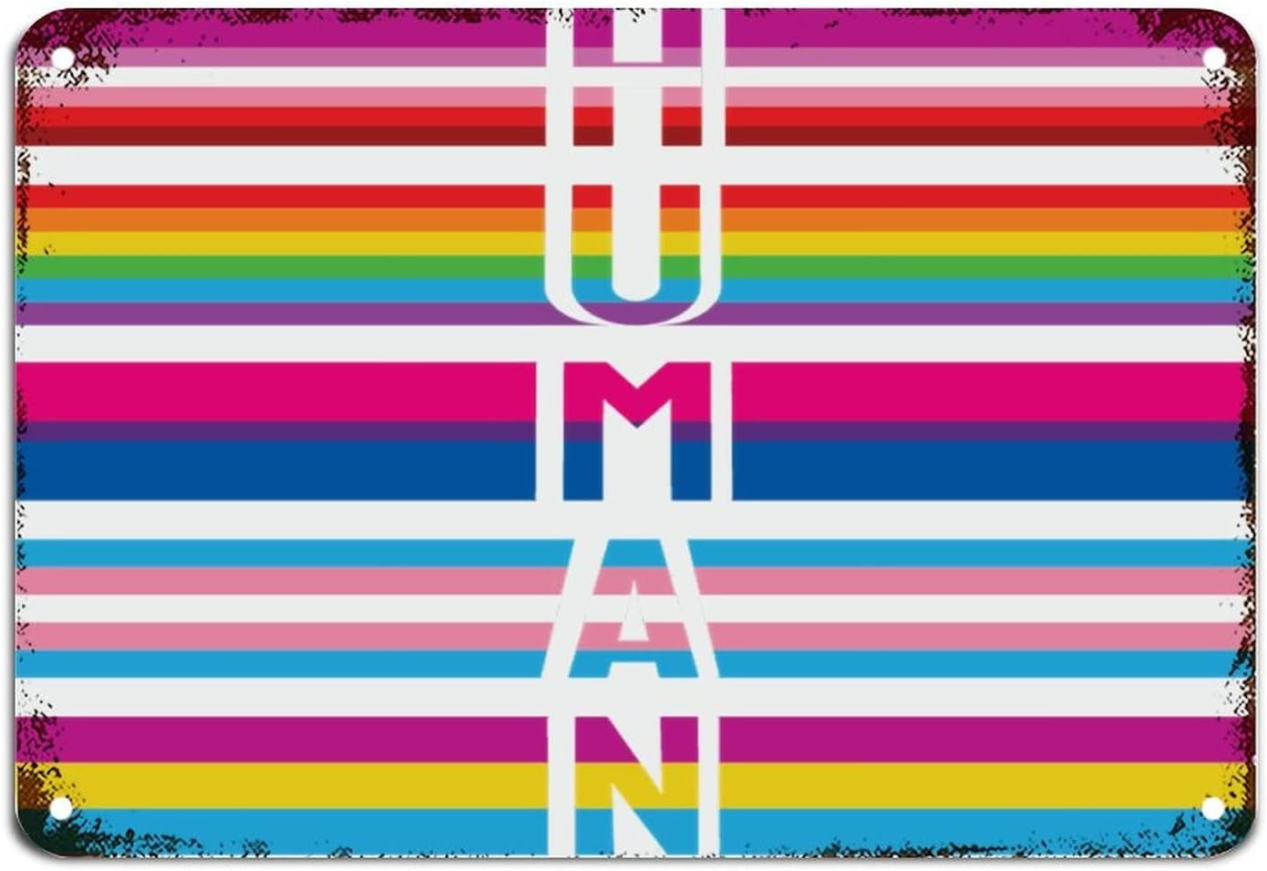Pansexual Transgender LGBTQ Gay Rainbow Metal Tin Sign Pansexual ...