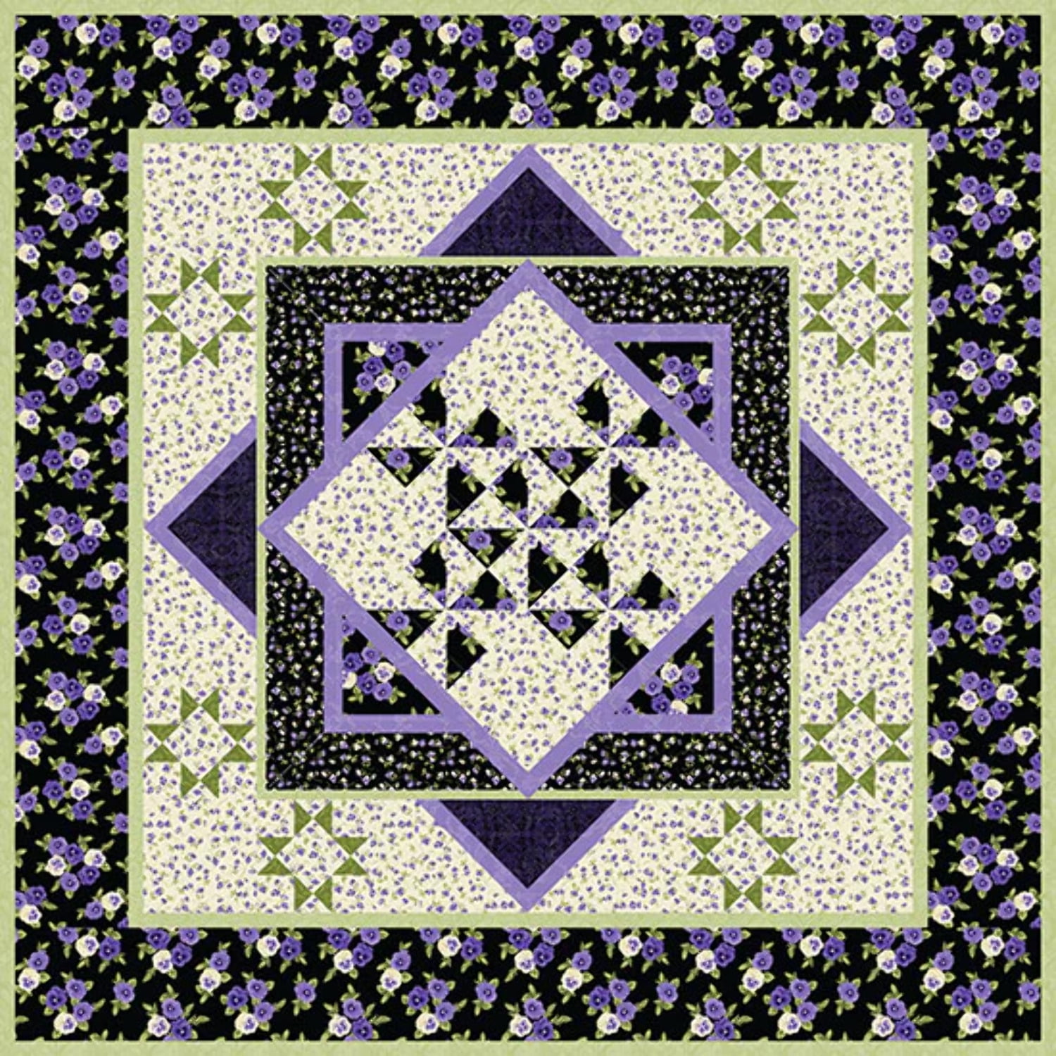 Pansy Park Quilt Pattern - Walmart.com