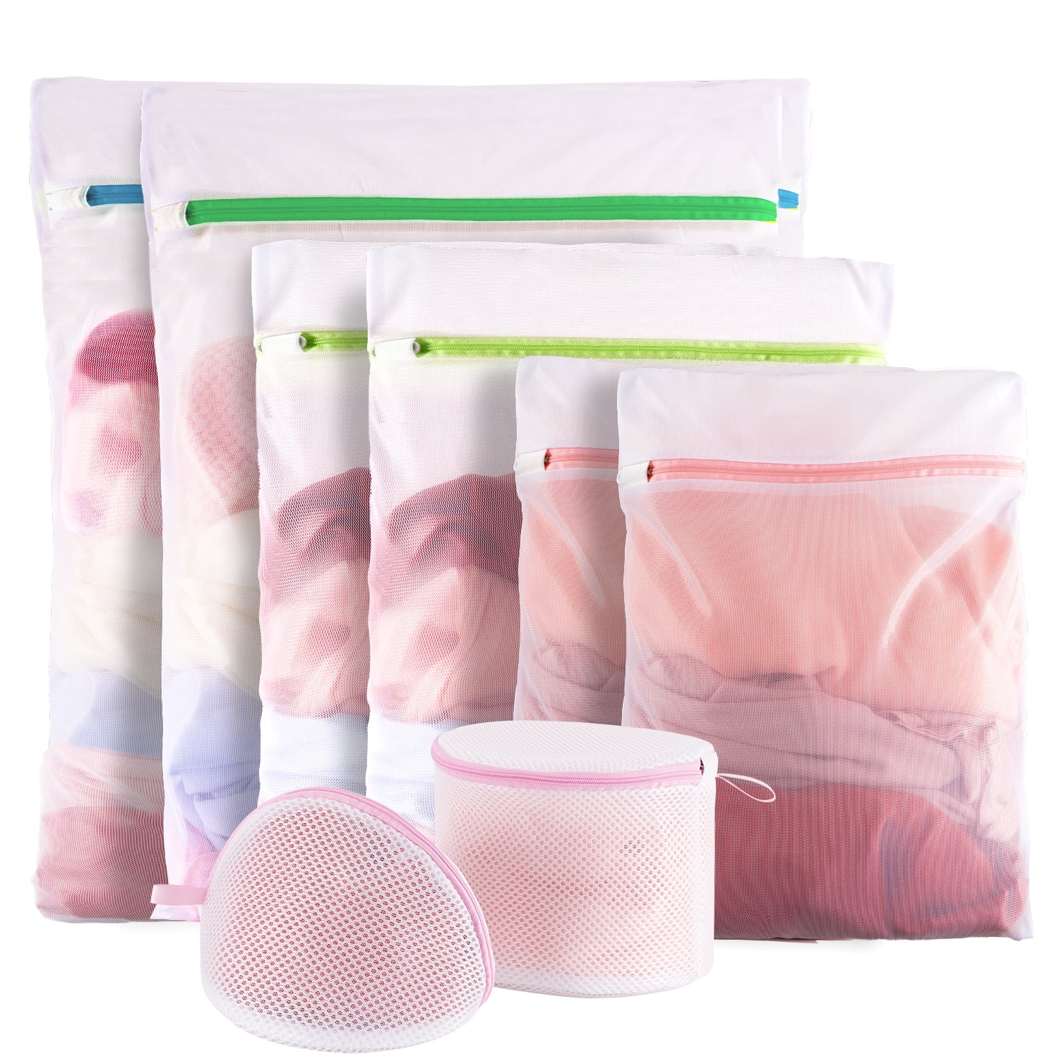 Pansylife 8Pcs Mesh Laundry Bags - Laundry Bag for Delicates Wash Bag ...