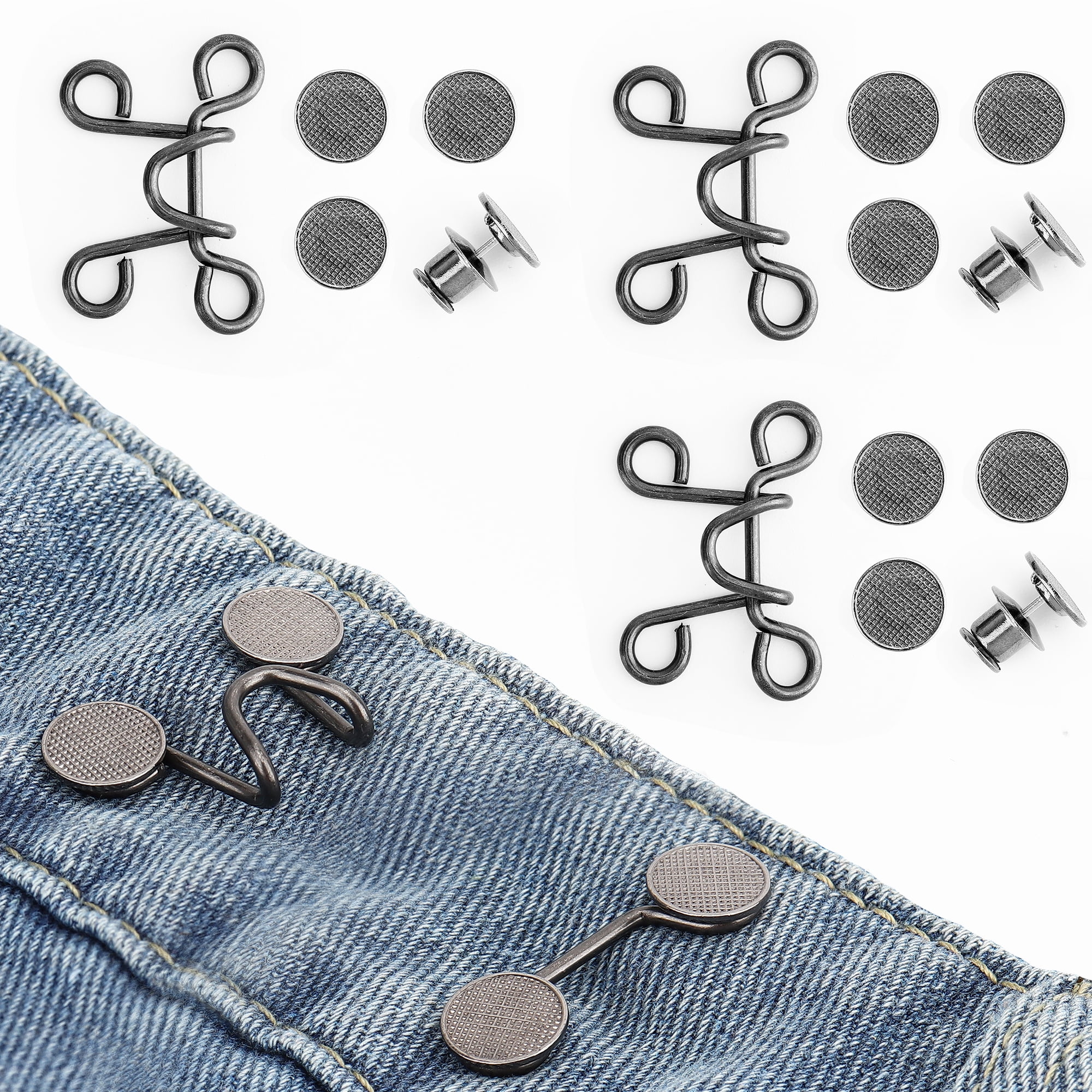 Pant Waist Tightener 4pack Jeans Button Tightener Waistband Adjuster ...